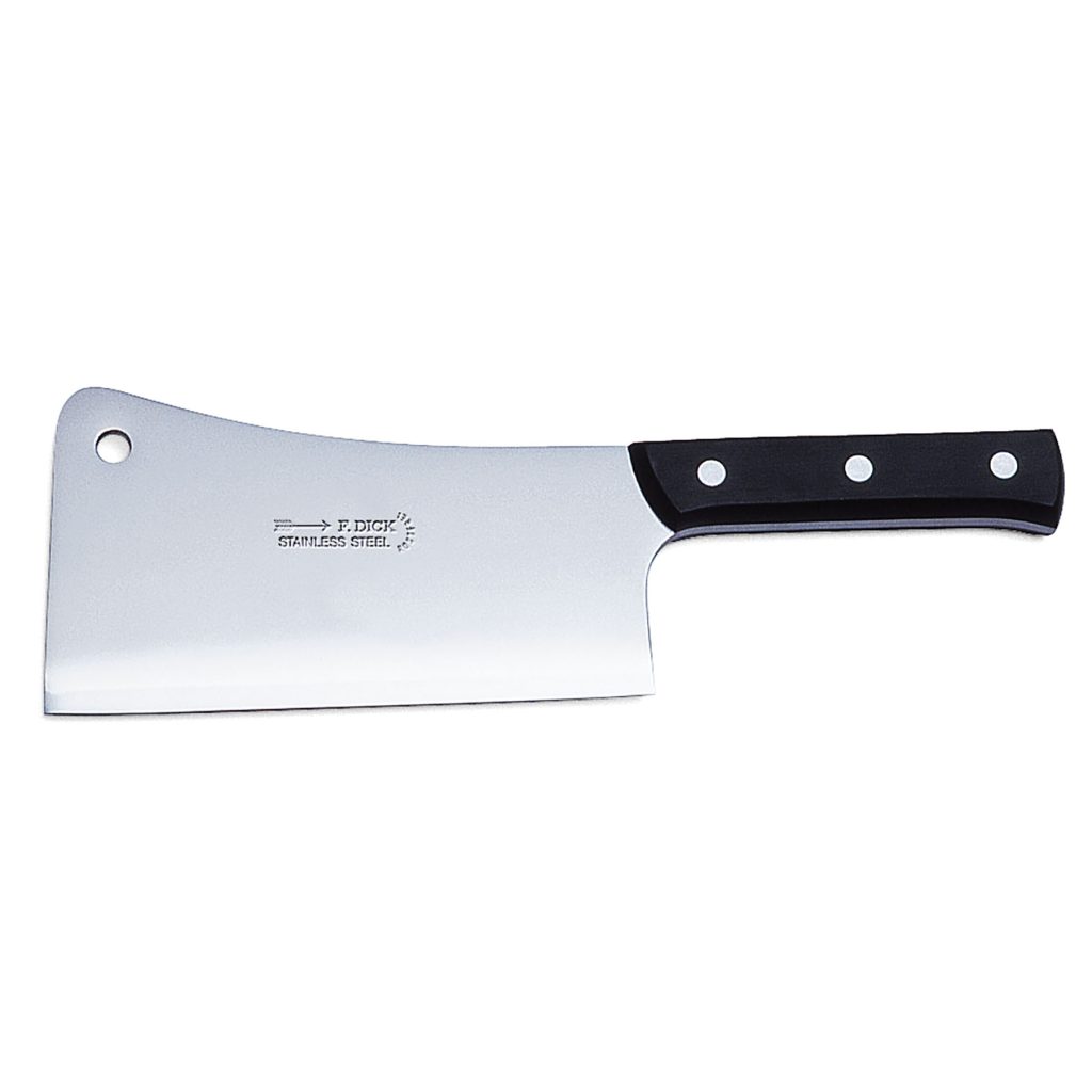 Cuchillo hachuela 9’’ (23cm) negro filo convexo F. Dick SPALTER | Vianca